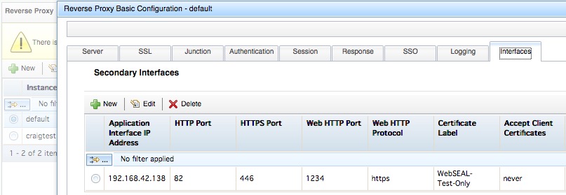 Configure ISAM to listen on multiple interfaces and ports – Philip Nye