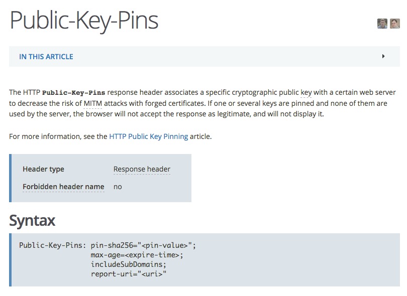 HTTP Public Key Pinning Header with ISAM and WebSEAL – Philip Nye